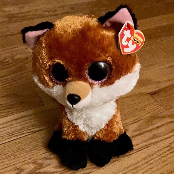 Ty | Toys | Ty Beanie Boos Fox Aka Slick | Poshmark